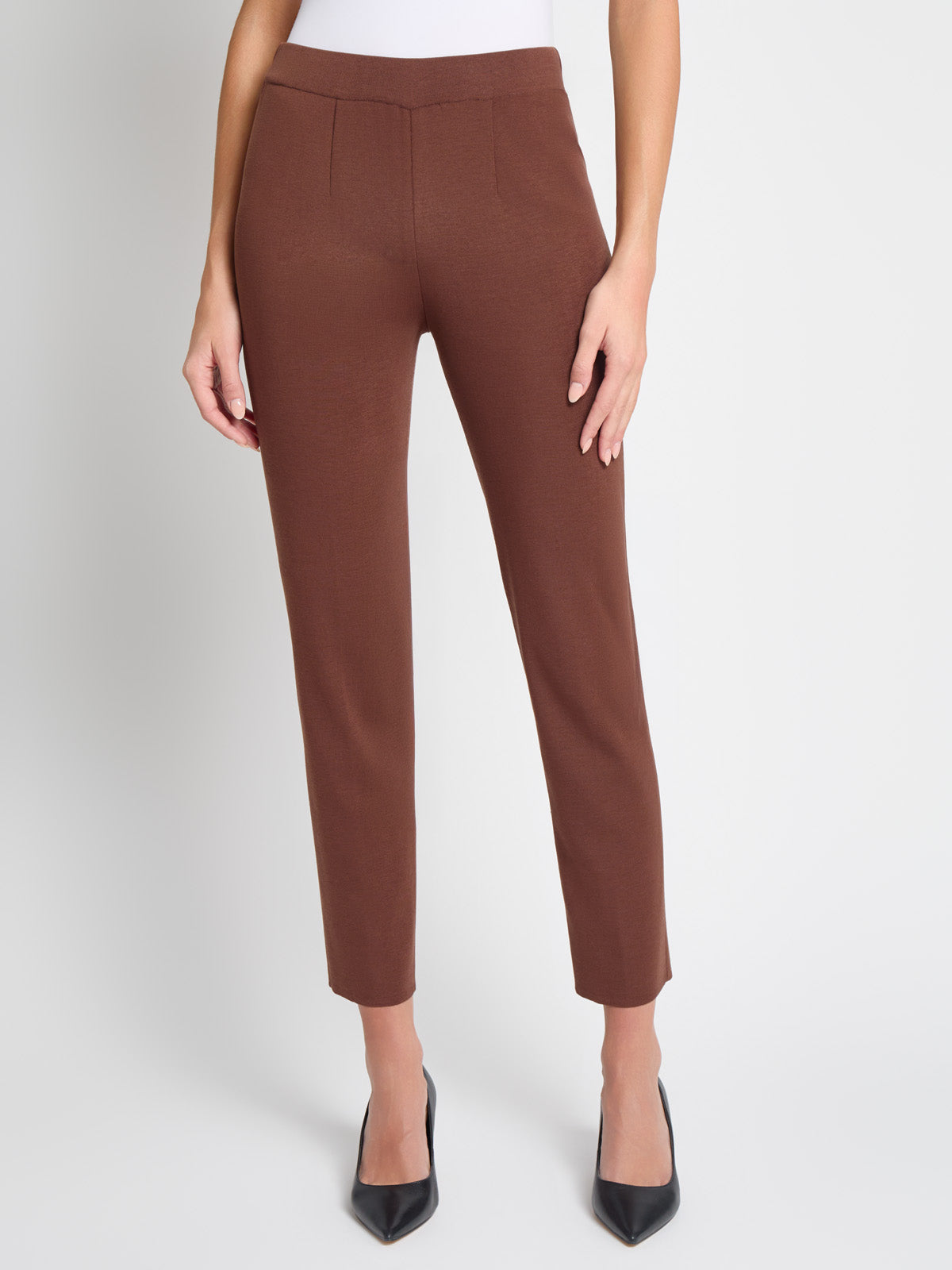 Nancy Slim Leg Mylana Knit Pant